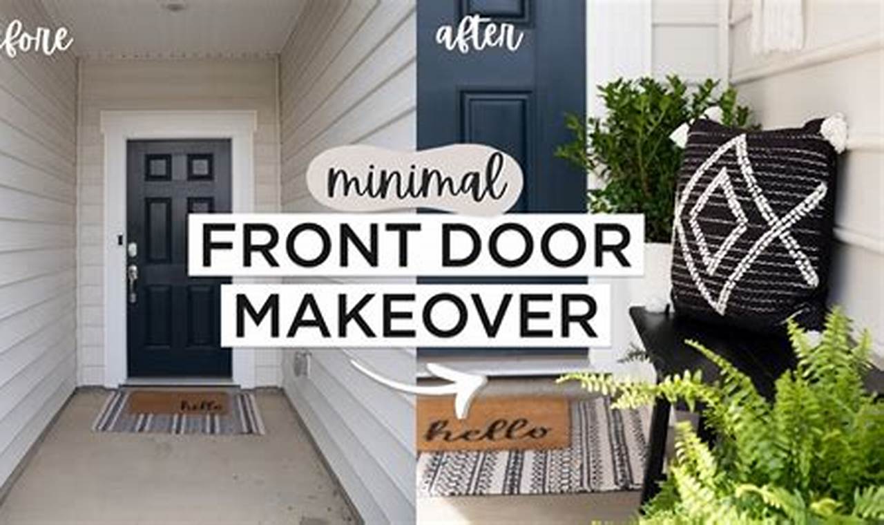 Easy DIY Front Door Makeover Ideas: Transform Your Entry!