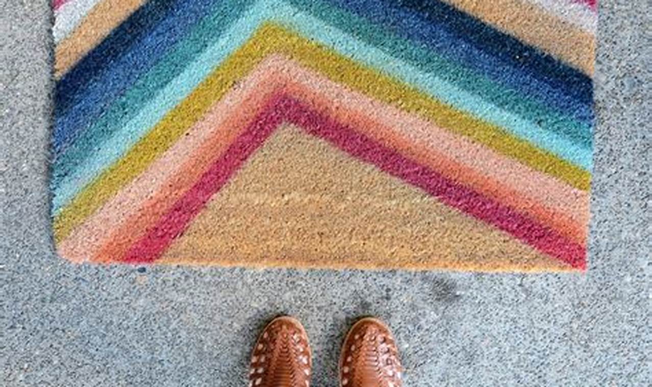 Easy DIY Door Mat Ideas: Welcoming Style for Your Doorway