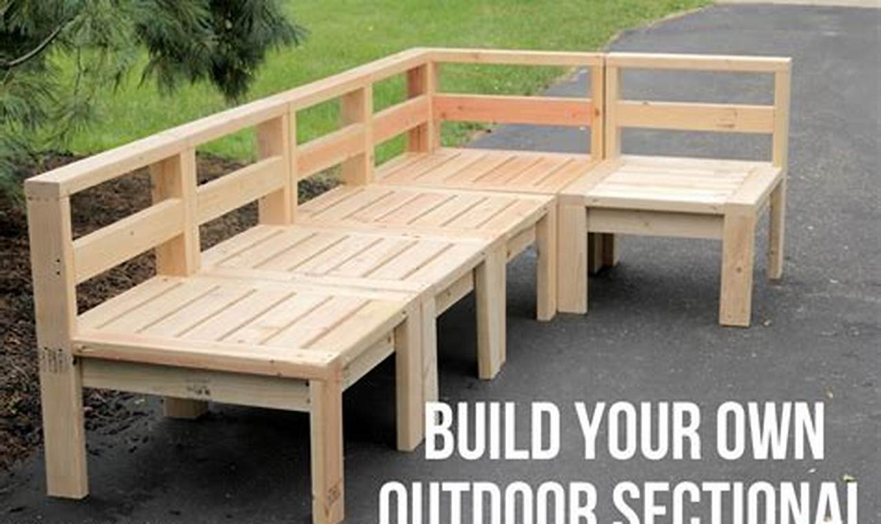 Easy DIY Plans Outdoor Furniture: Build Your Dream Space