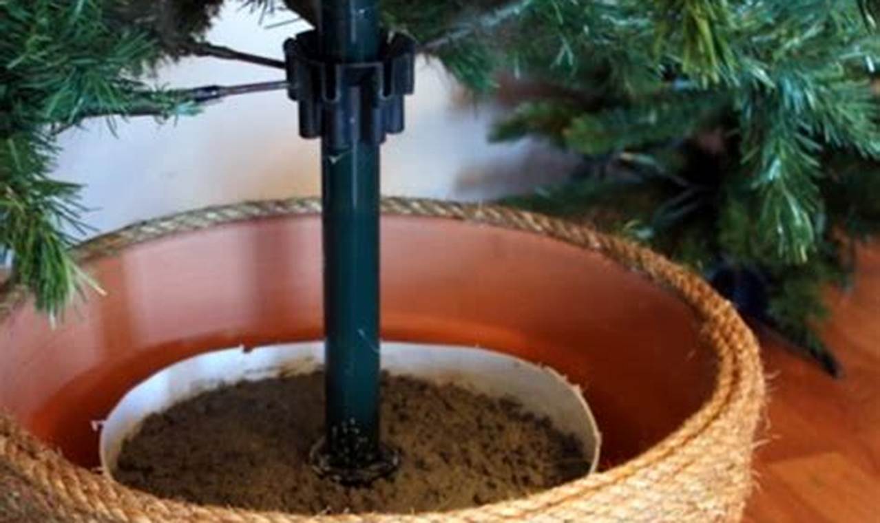 DIY Tree Stand: Easy Artificial Tree Base Ideas
