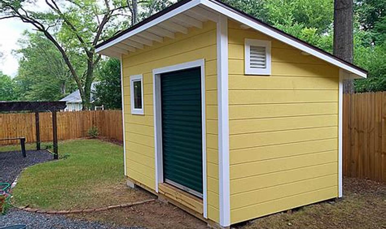 Easy Simple DIY Storage Shed Plans + Tips