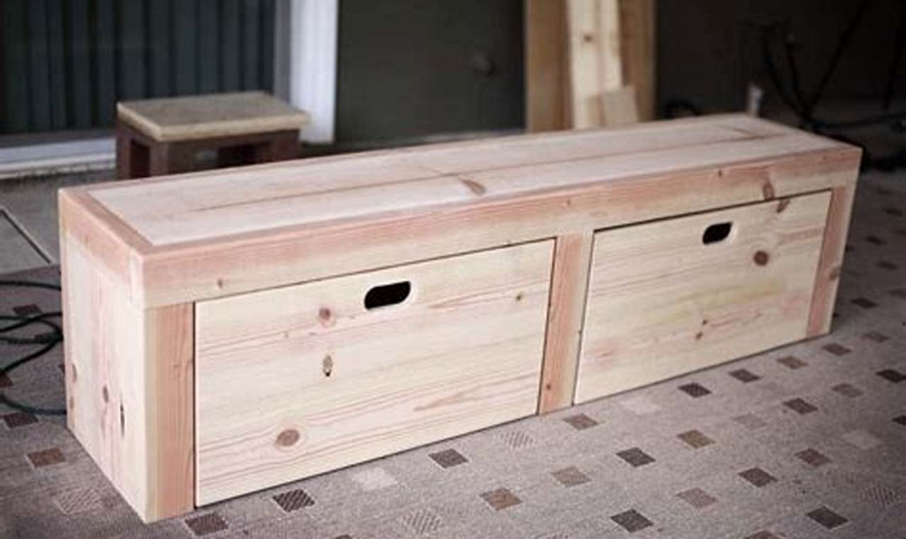 Build Your Dream DIY Bench with Storage Ideas!