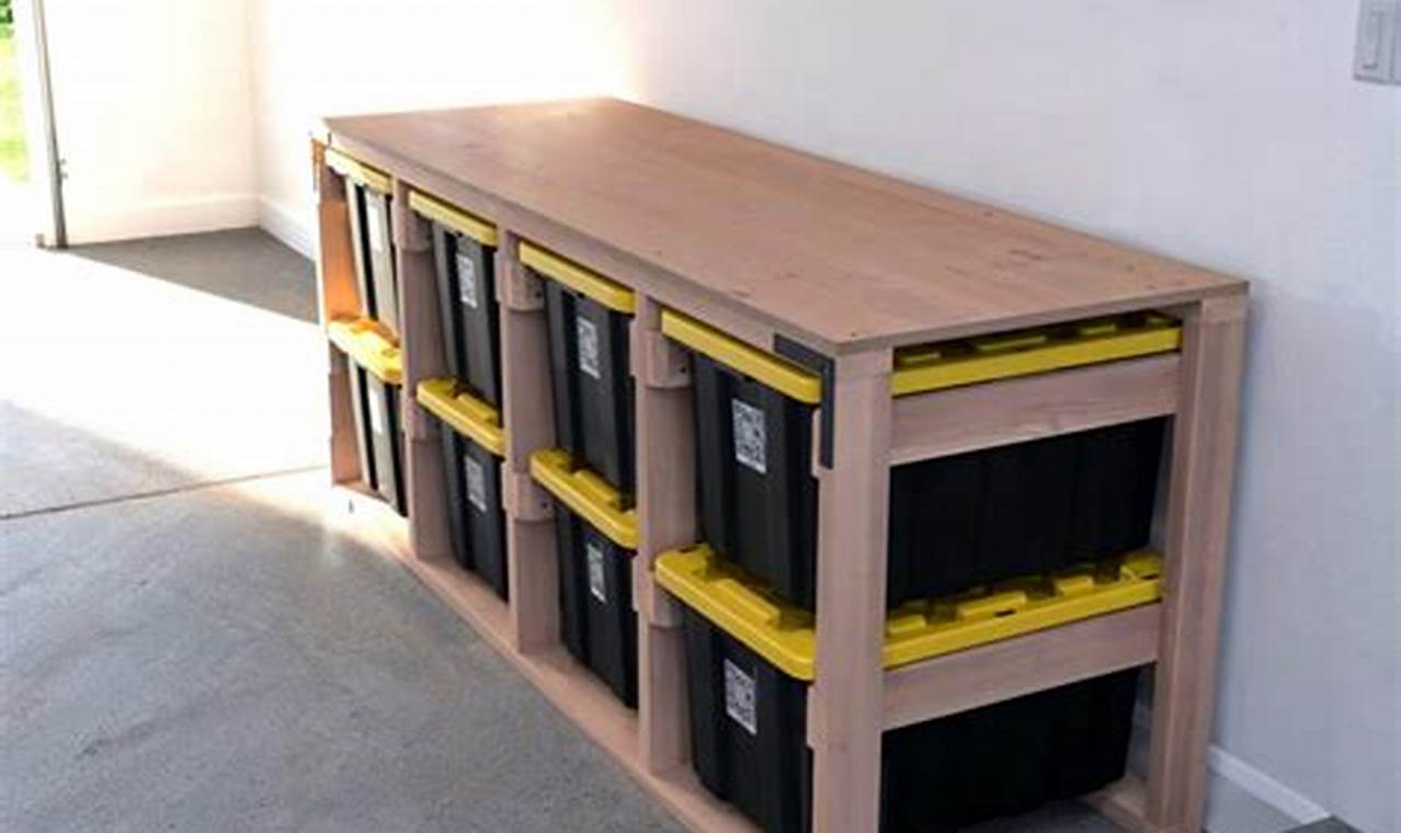 DIY Costco Tote Storage Rack: Build Your Own!