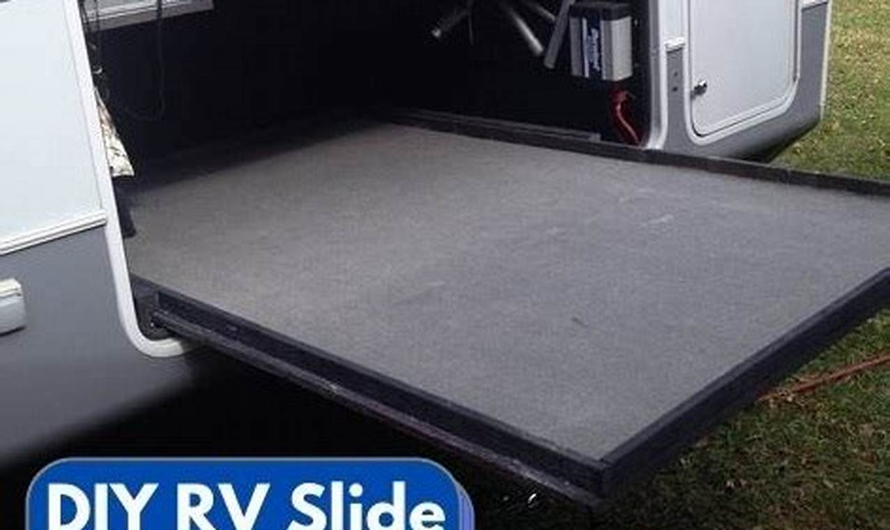 DIY RV Slide Out Storage Trays: Space-Saving Solutions