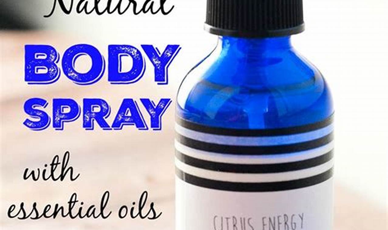 Easy DIY Body Spray Recipes for Summer Skin!