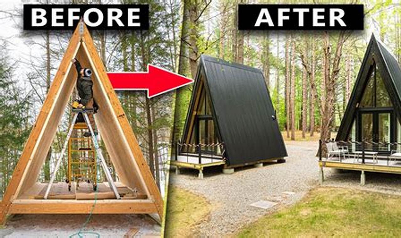 Build a DIY A-Frame Cabin: Plans & Tips