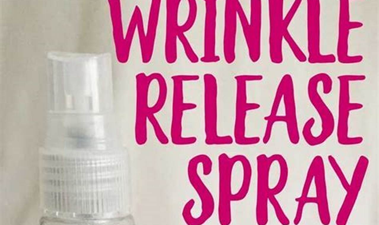 DIY Wrinkle Release Spray: Easy, Natural Fabric Refresh
