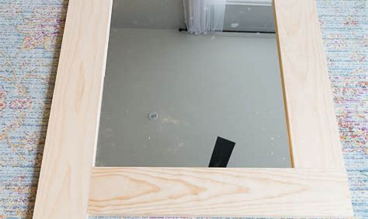 Easy DIY Wood Mirror Frame Ideas + Tips