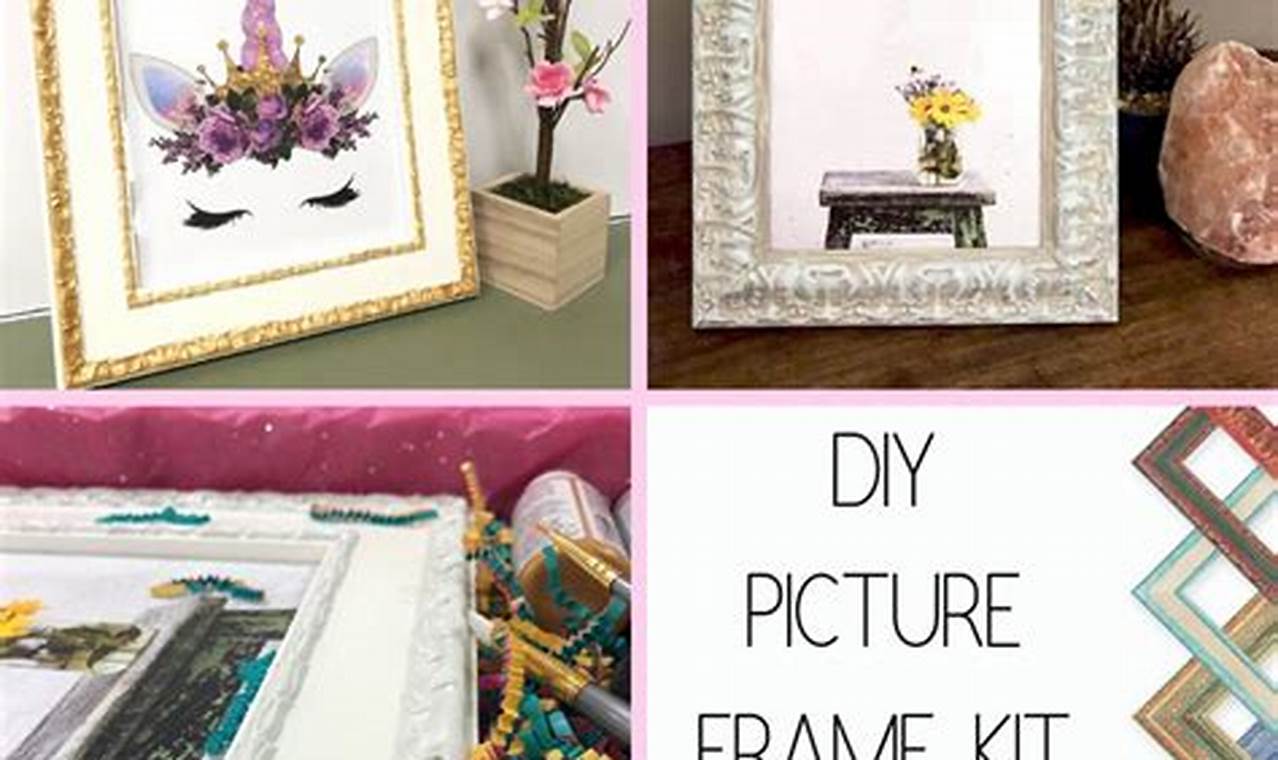 Easy DIY Picture Frame Kit: Build Your Perfect Frame!