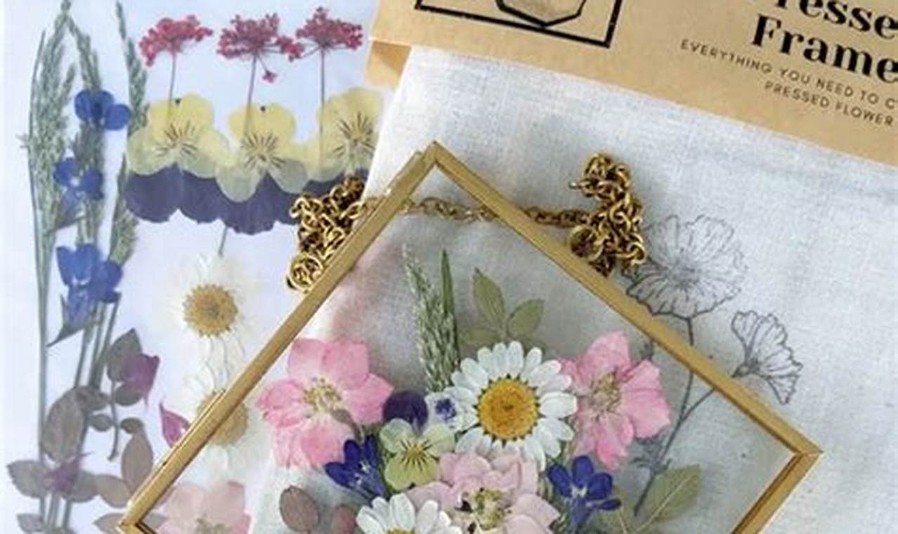 Easy DIY Pressed Flower Frame Ideas: Botanical Art