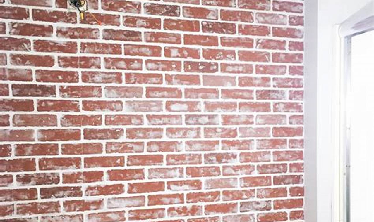 DIY Fake Brick Wall: Easy & Budget-Friendly Walls!