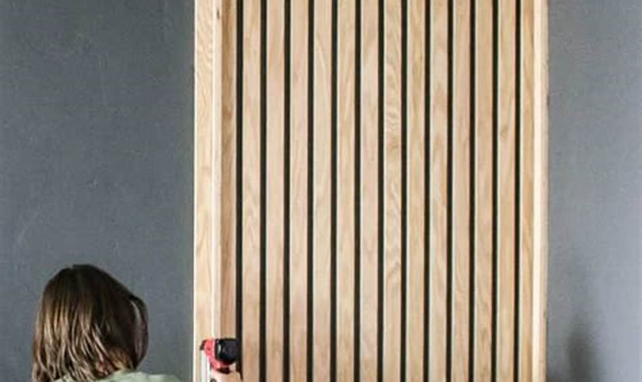 DIY Vertical Wood Slat Wall: Easy Accent Wall Ideas