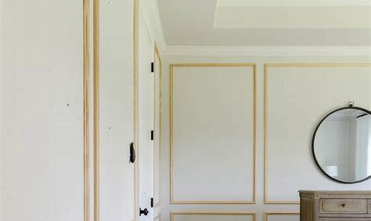 Easy DIY Wall Trim Molding Ideas: Transform Your Walls!