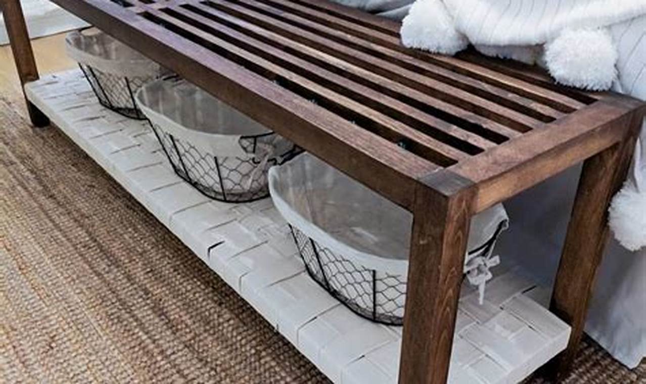 Make a DIY Bed Bench: Easy Foot-of-Bed Bench Ideas!