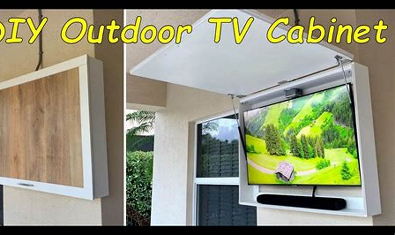 DIY Outdoor TV Enclosure: Build Yours Today!