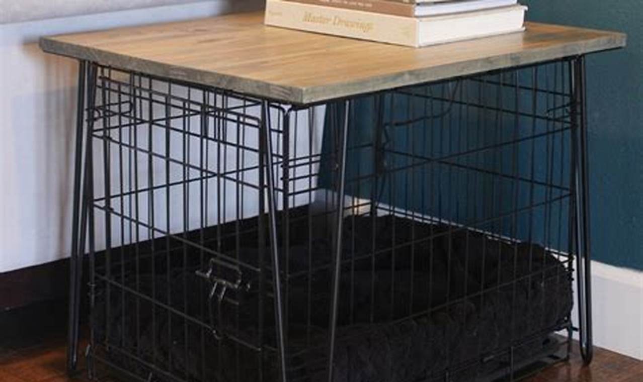 Build a Stylish DIY Dog Cage Table: Plans & Ideas!