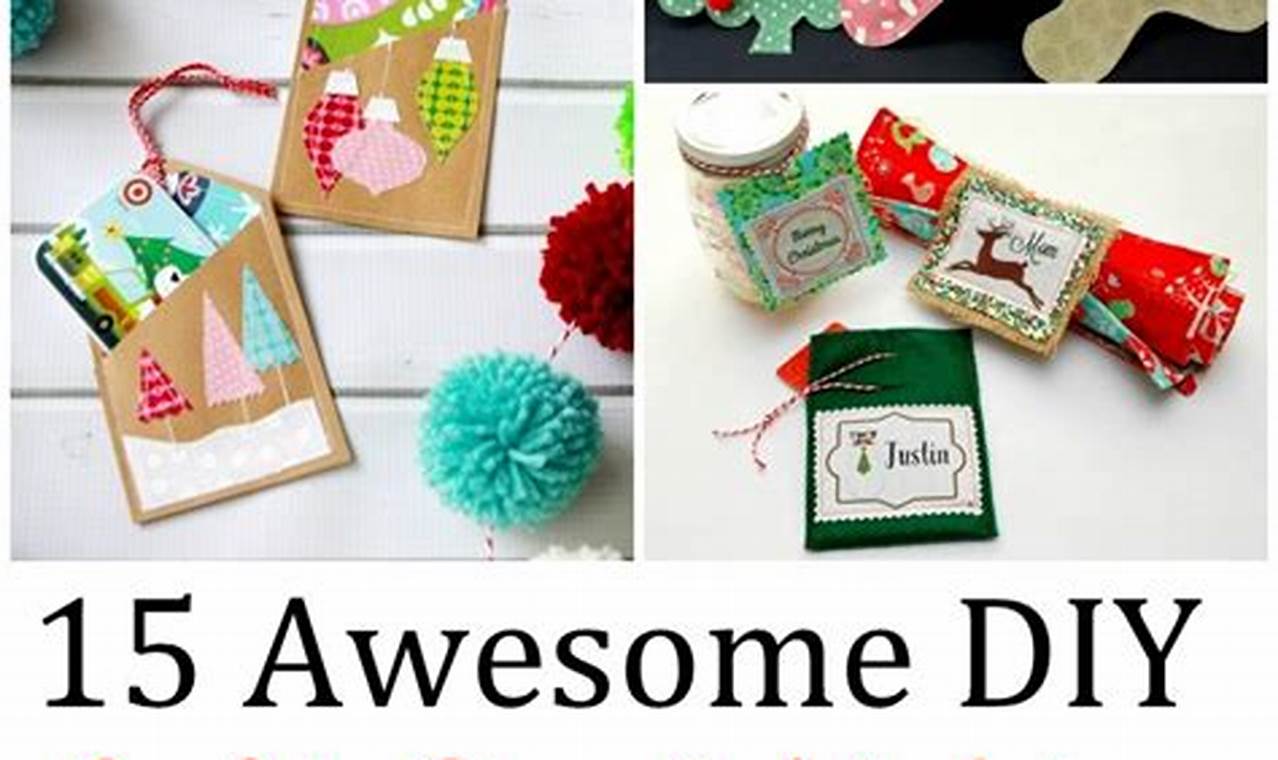 Easy DIY Gift Card Ideas + Templates [Personalized Gifts]