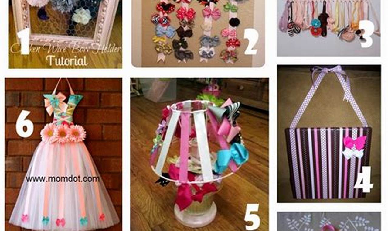 DIY Hair Bow Holder: Easy & Cute Hair Accessory Organizer