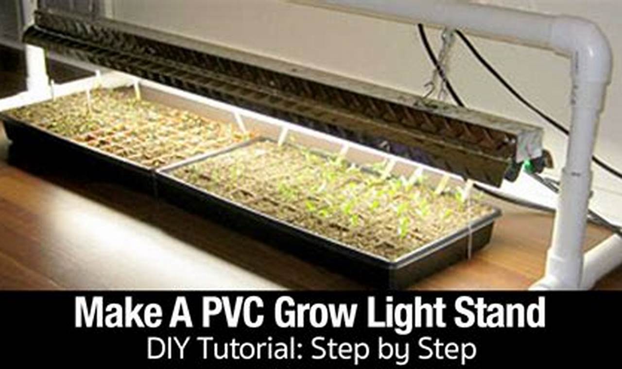 Best DIY Grow Light Stand Ideas: Easy & Cheap!