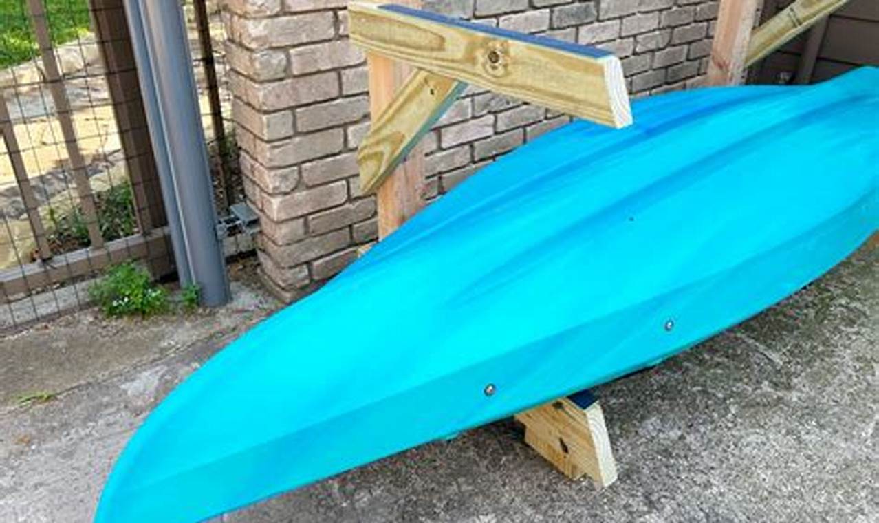 DIY Kayak Stand Plans: Build Your Own Kayak Stands DIY Today!