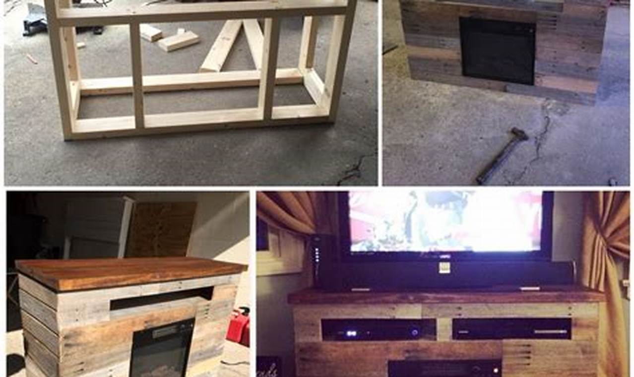 Build a DIY Fireplace TV Stand: Plans & Ideas!