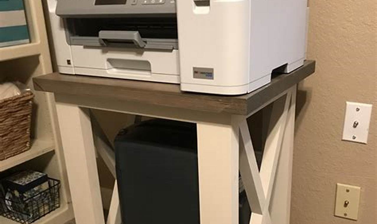 Build a Better DIY Printer Stand: Plans & Ideas