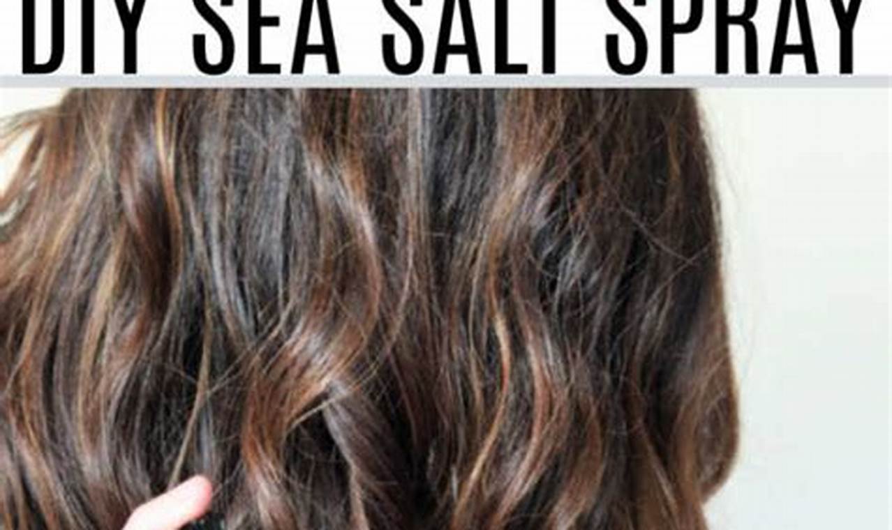Easy Sea Spray for Hair DIY: Beach Waves at Home!