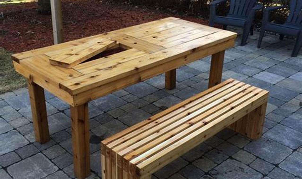 Build Your Own DIY Wood Patio Table (Easy Plans!)