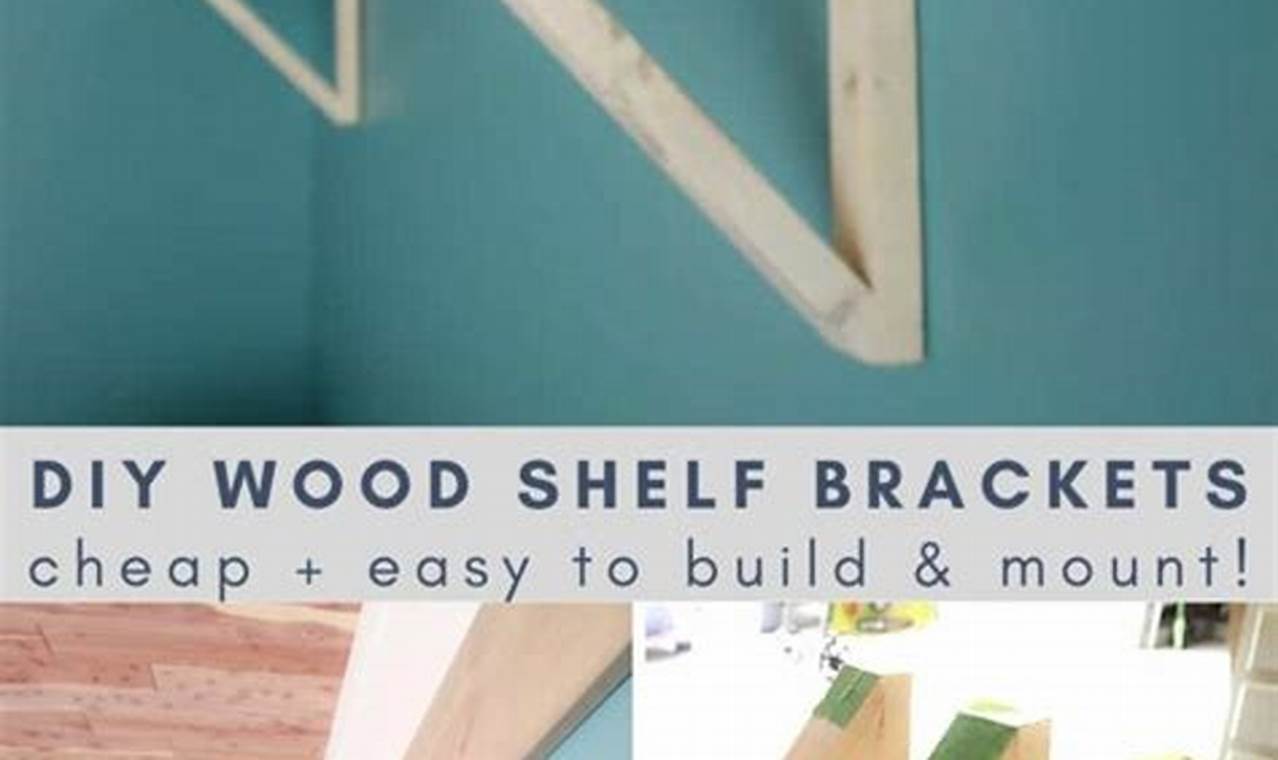 Easy DIY Wooden Shelf Brackets: A Woodworking Project