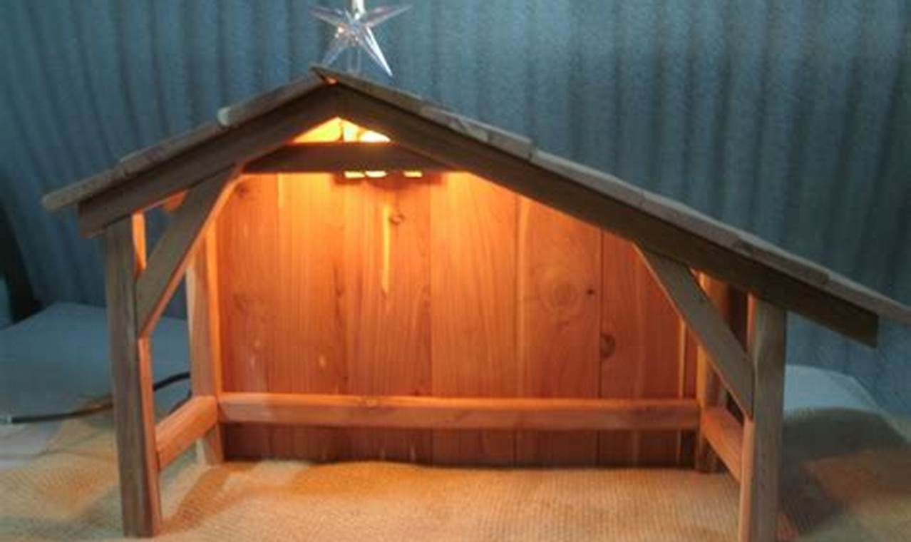 Easy DIY Christmas Stable: Build Your Nativity Scene!