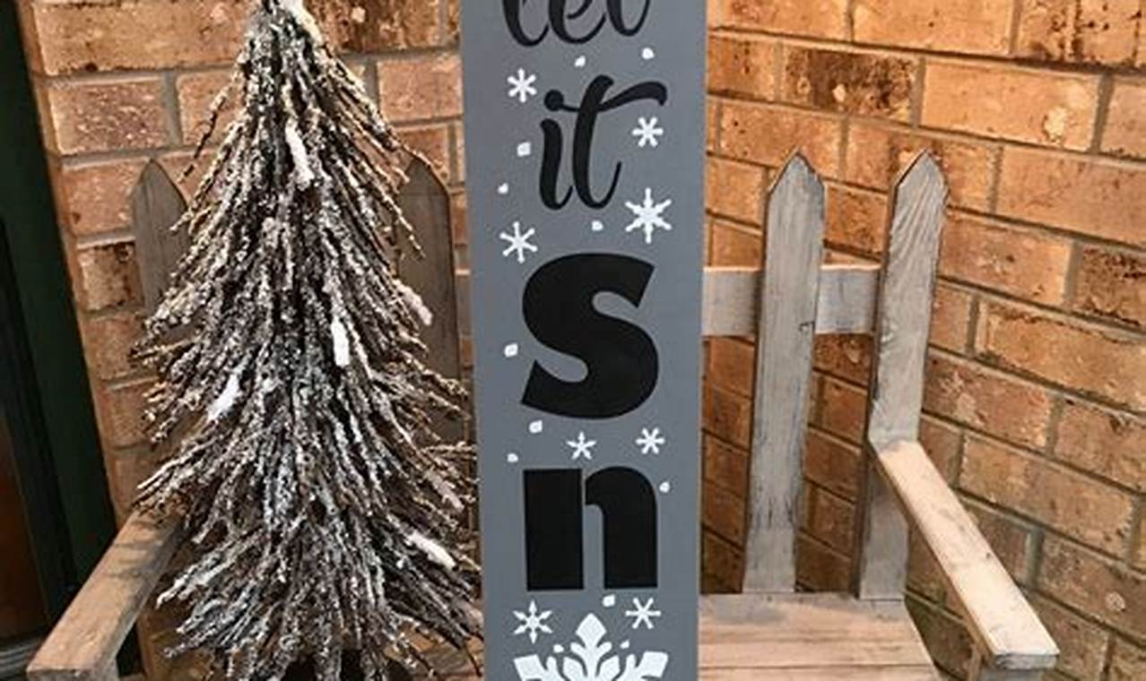 Easy Christmas DIY Signs: Festive Decor Ideas