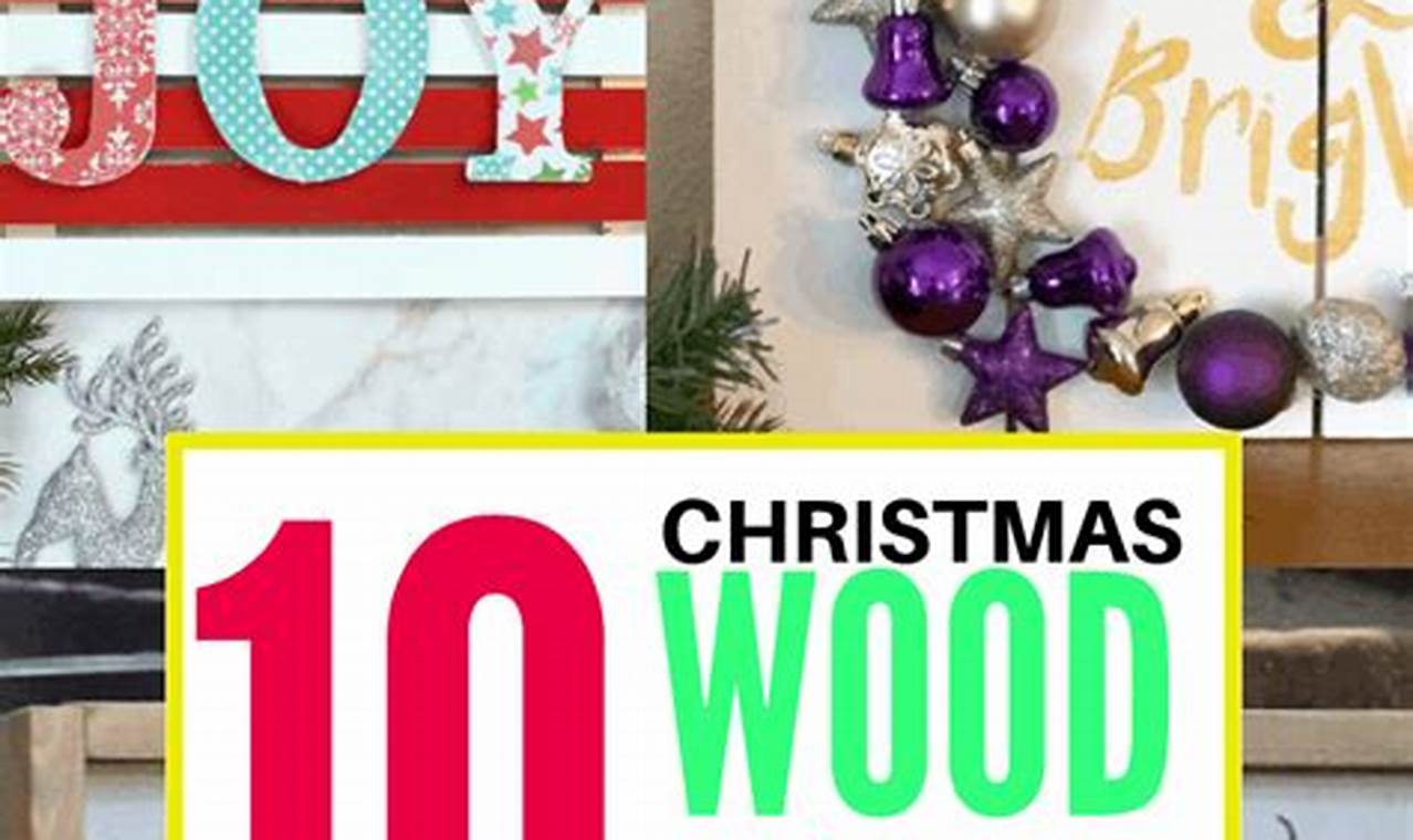 Easy Christmas Sign DIY Ideas: Festive Holiday Decor