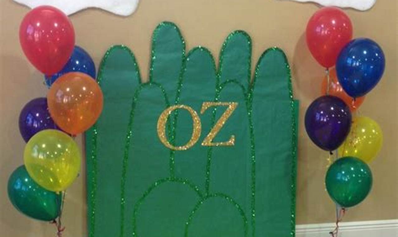 Easy DIY Wizard of Oz Decorations: Oz Decor Ideas!