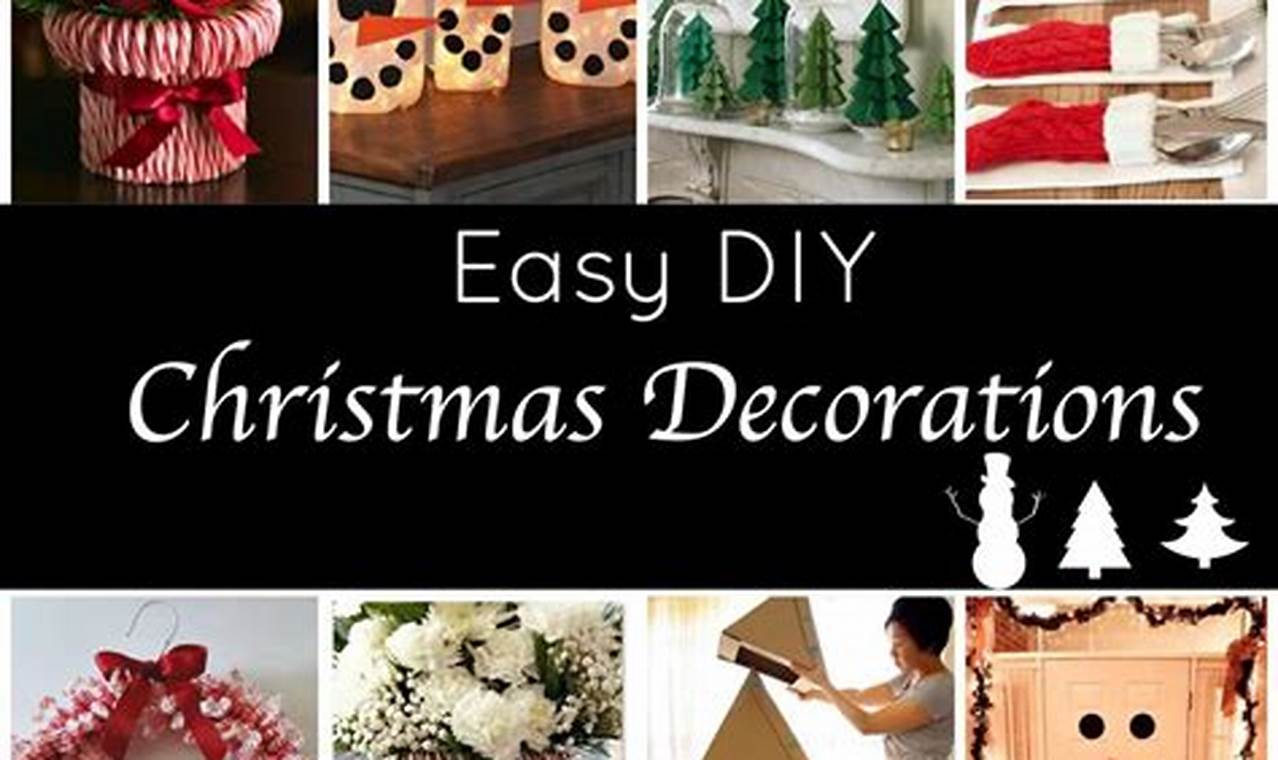 Easy & Cute DIY Christmas Decorations to Spark Joy