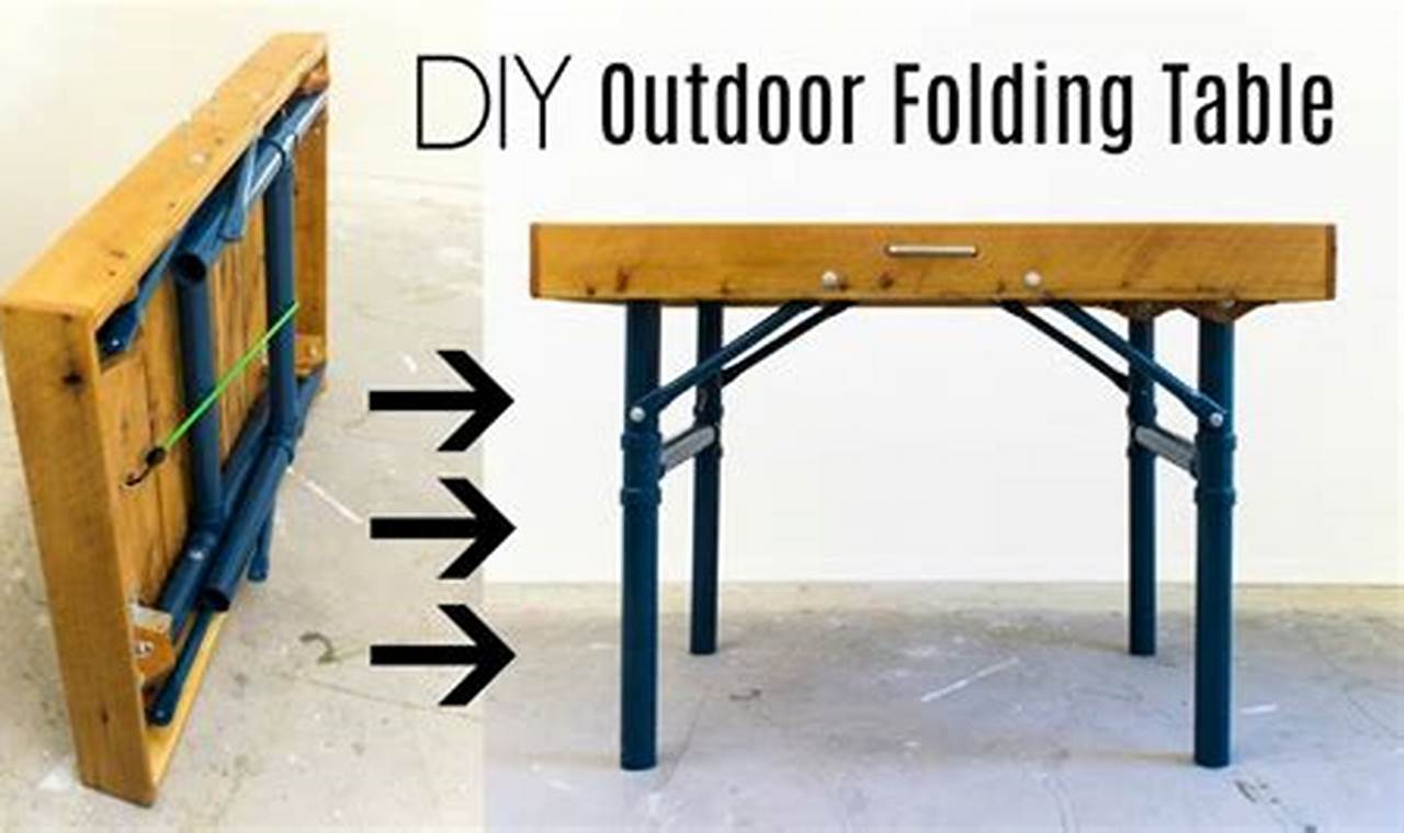 Easy Collapsible Table DIY Plans: Build Yours Now!