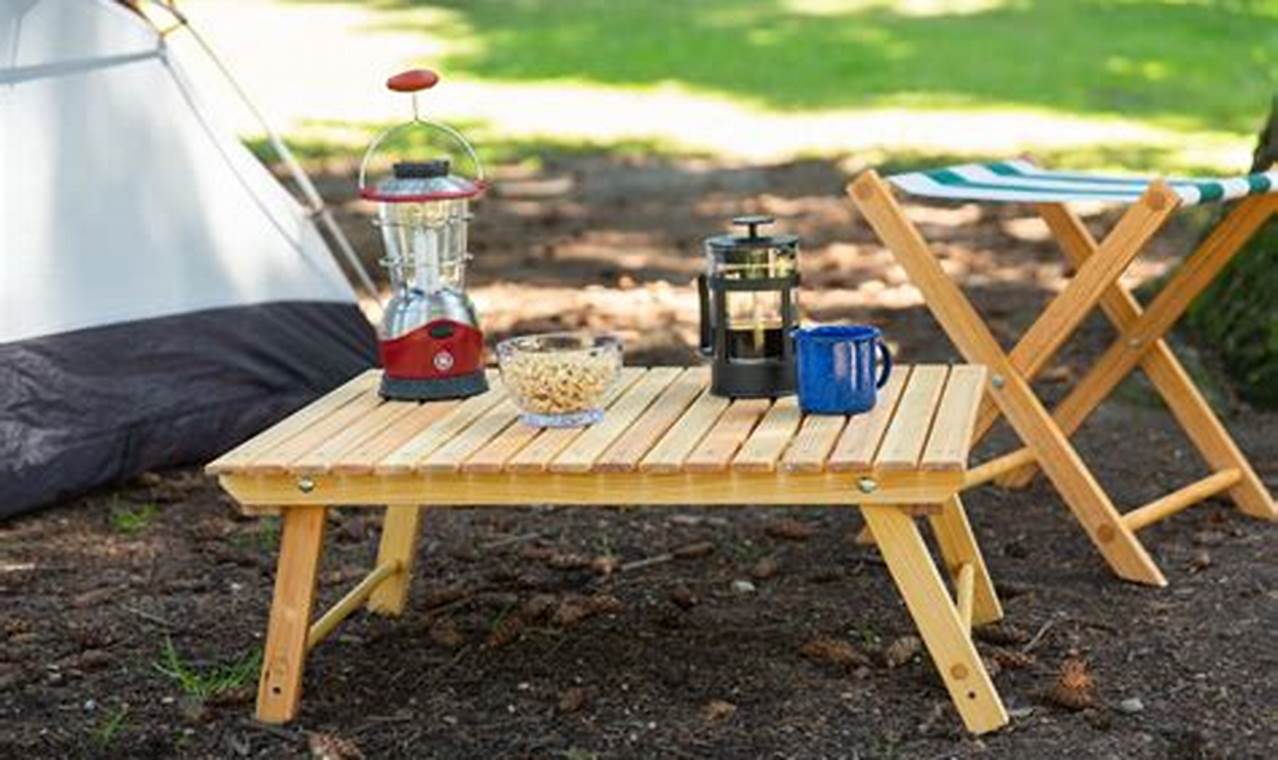 Easy DIY Camping Table Plans: Build Your Own Table!