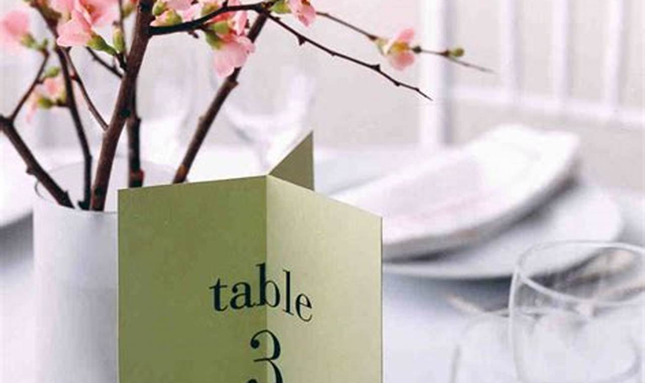 Elegant DIY Wedding Table Numbers You Can Craft!