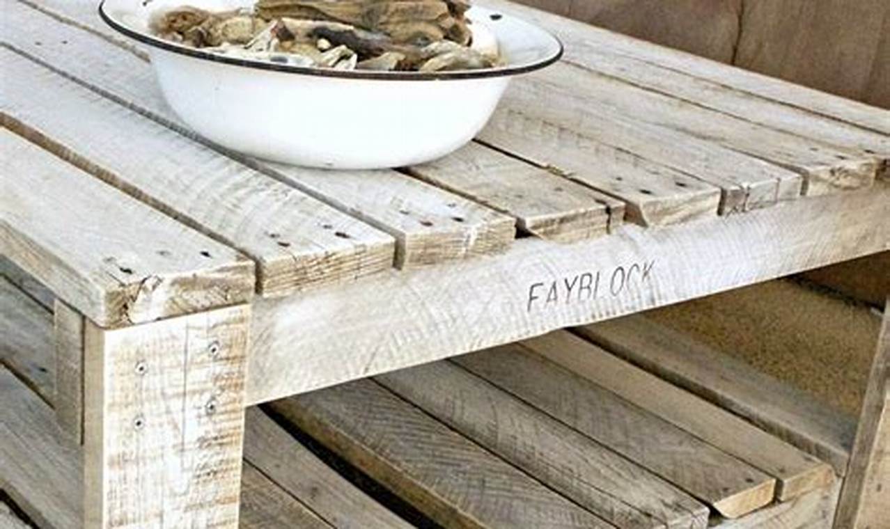 Easy Table Pallet DIY Ideas: Upcycled Tables!