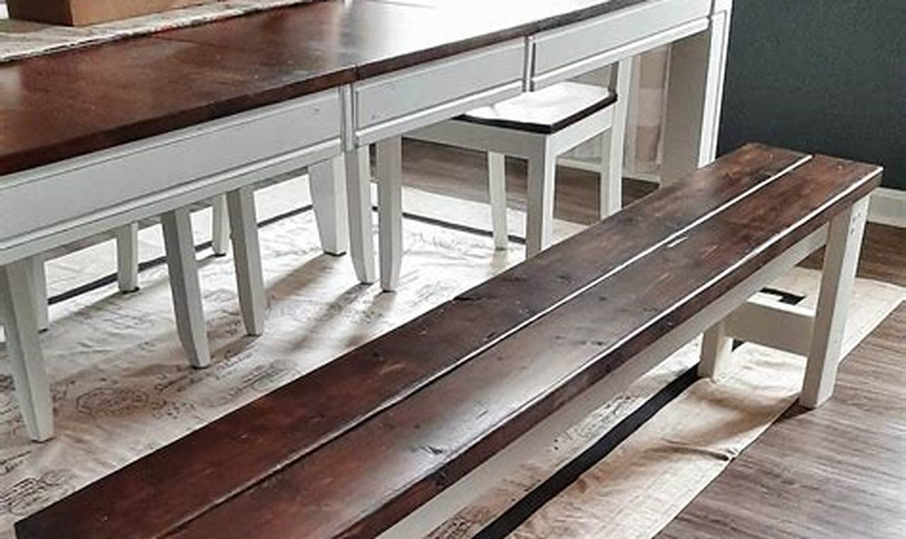 Build a DIY Dining Table Bench: Plans & Ideas