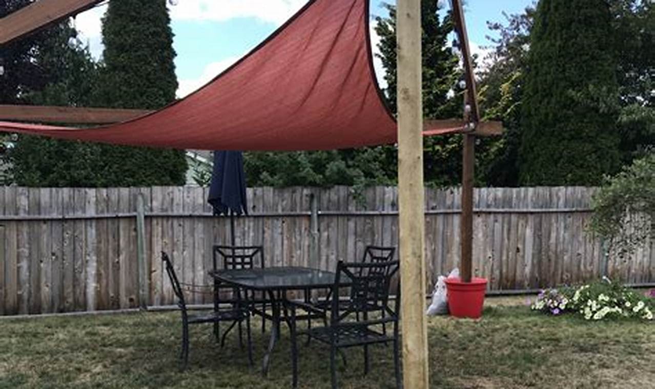 Shade Done Right: DIY Shade Sail Post Ideas & Tips