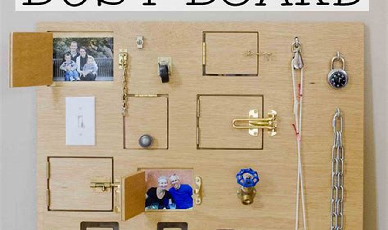 Easy DIY Busy Board Ideas for Playful Learning!