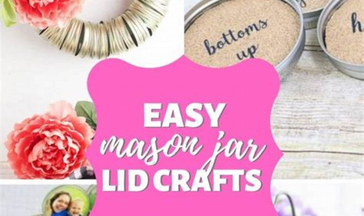 Clever DIY Ideas with Jar Lids: Upcycle & Craft!