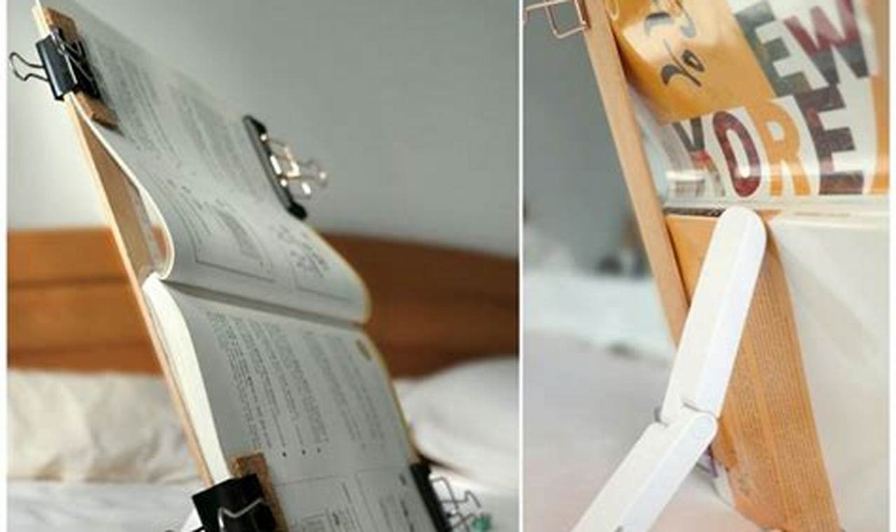 Easy DIY Book Holder Ideas: Build Your Own!