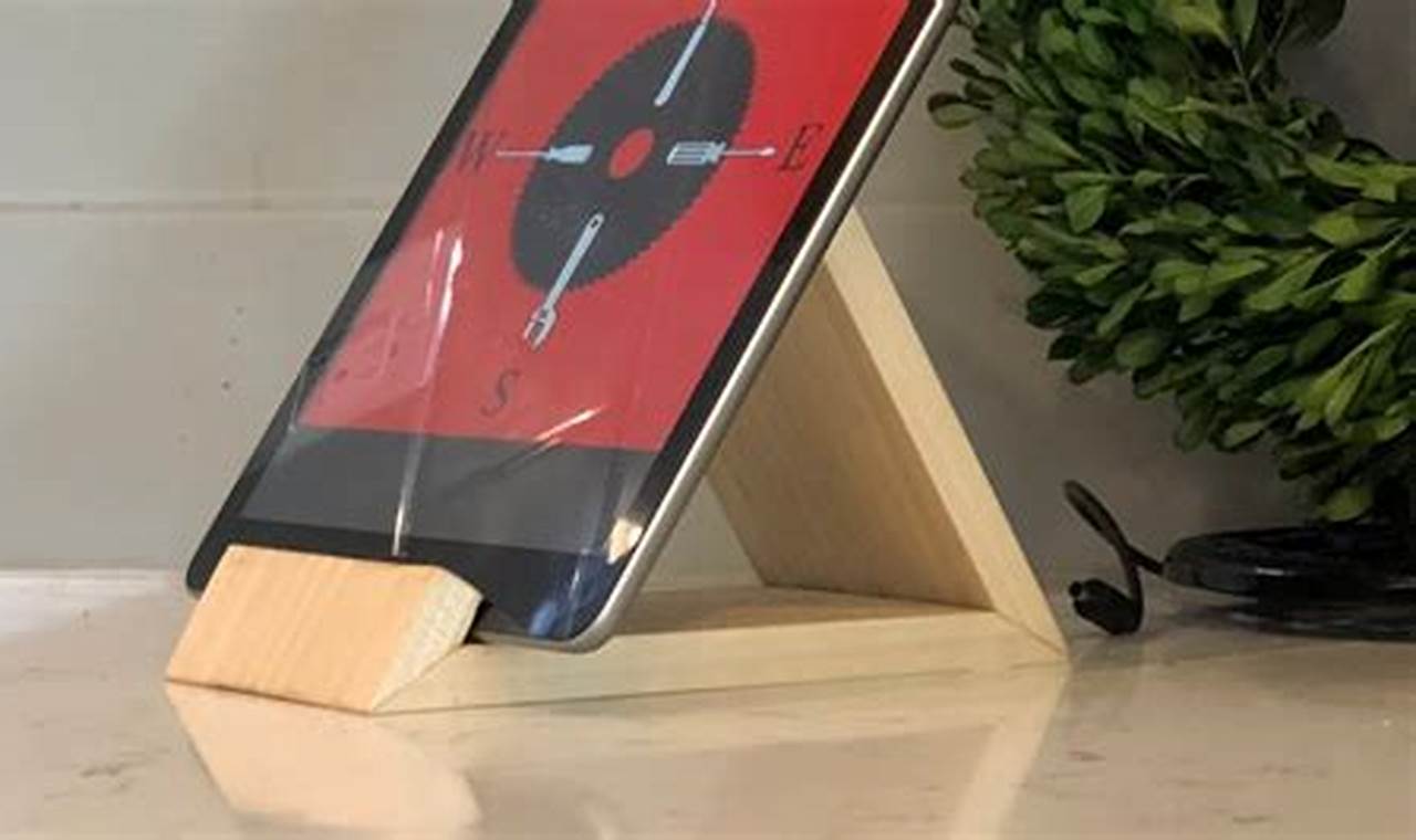 Easy iPad Holder DIY: Build Your Own Tablet Stand!