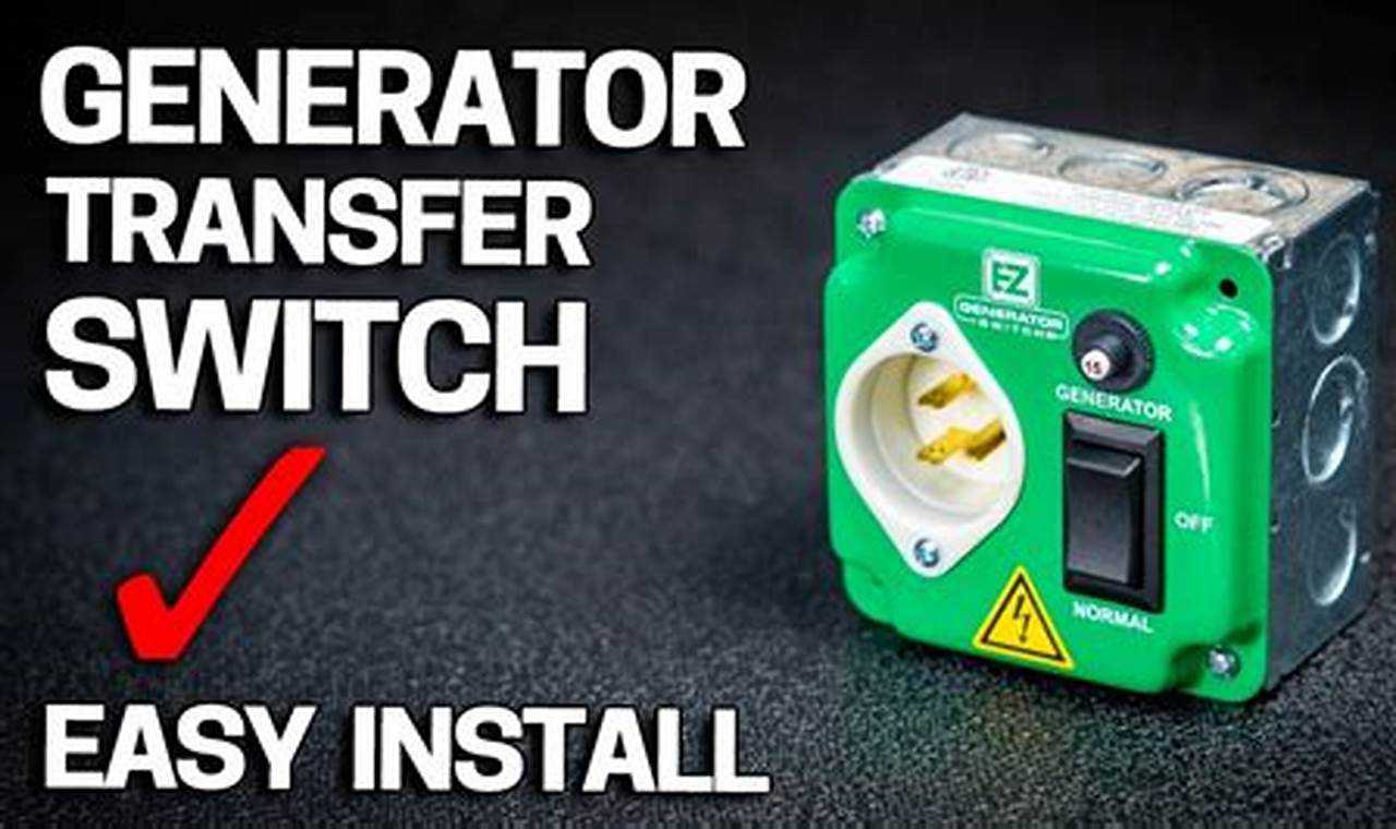 Safe DIY: Build Your Own Generator Transfer Switch
