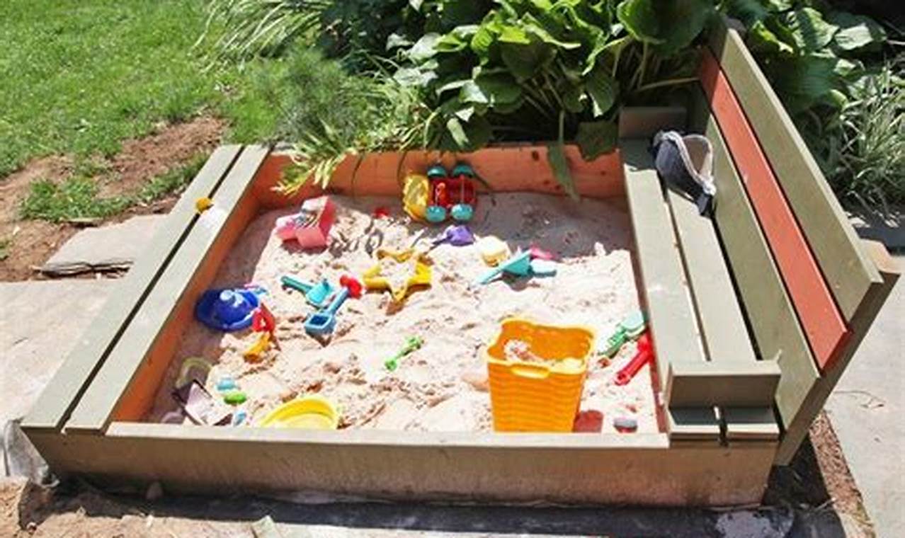 Easy DIY Sandbox Cover Ideas + Plans [Safe & Clean]