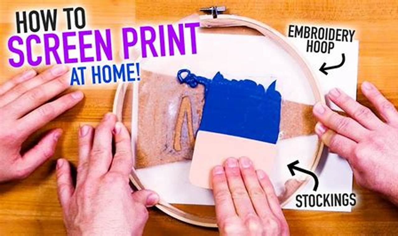 Easy DIY Screen Printing Screens: Guide + Tips