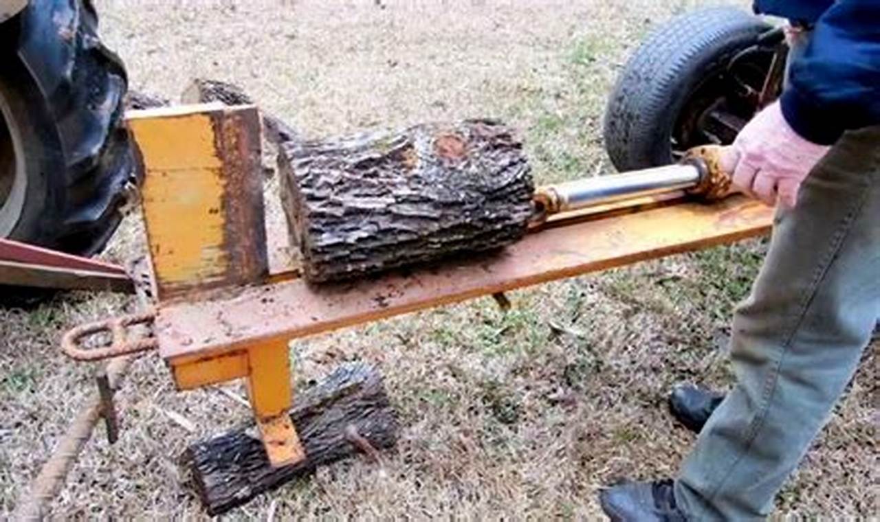 Build a Better DIY Log Splitter: Plans & Projects