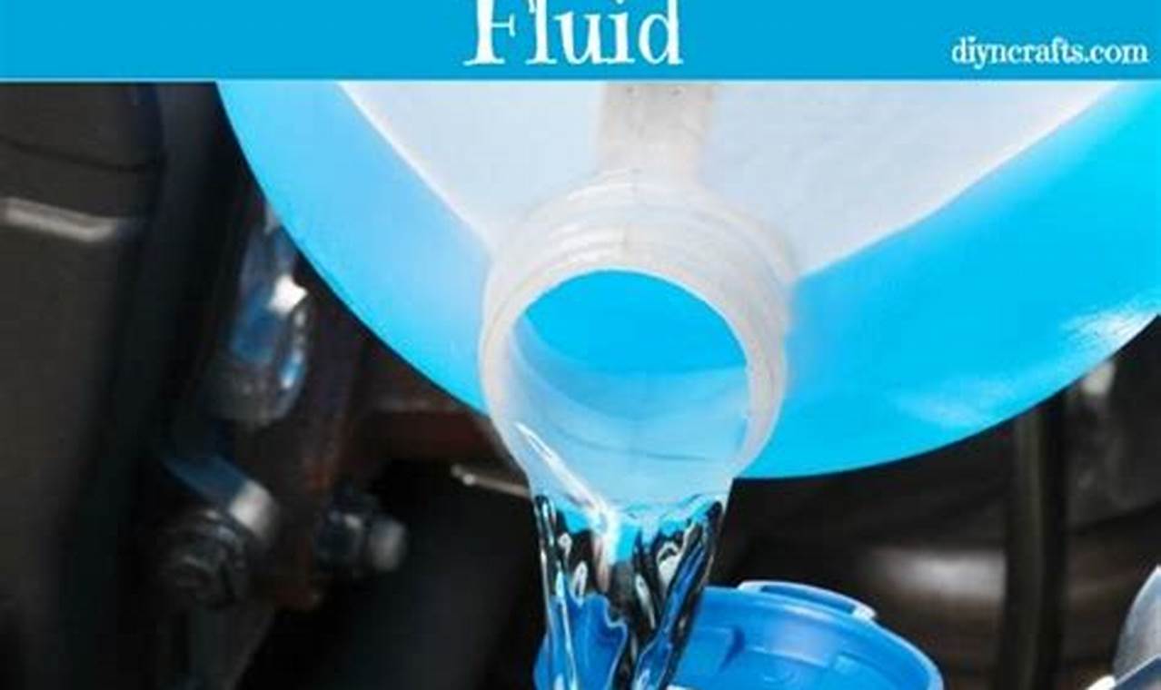 Easy DIY: Homemade Windshield Washer Fluid Recipe