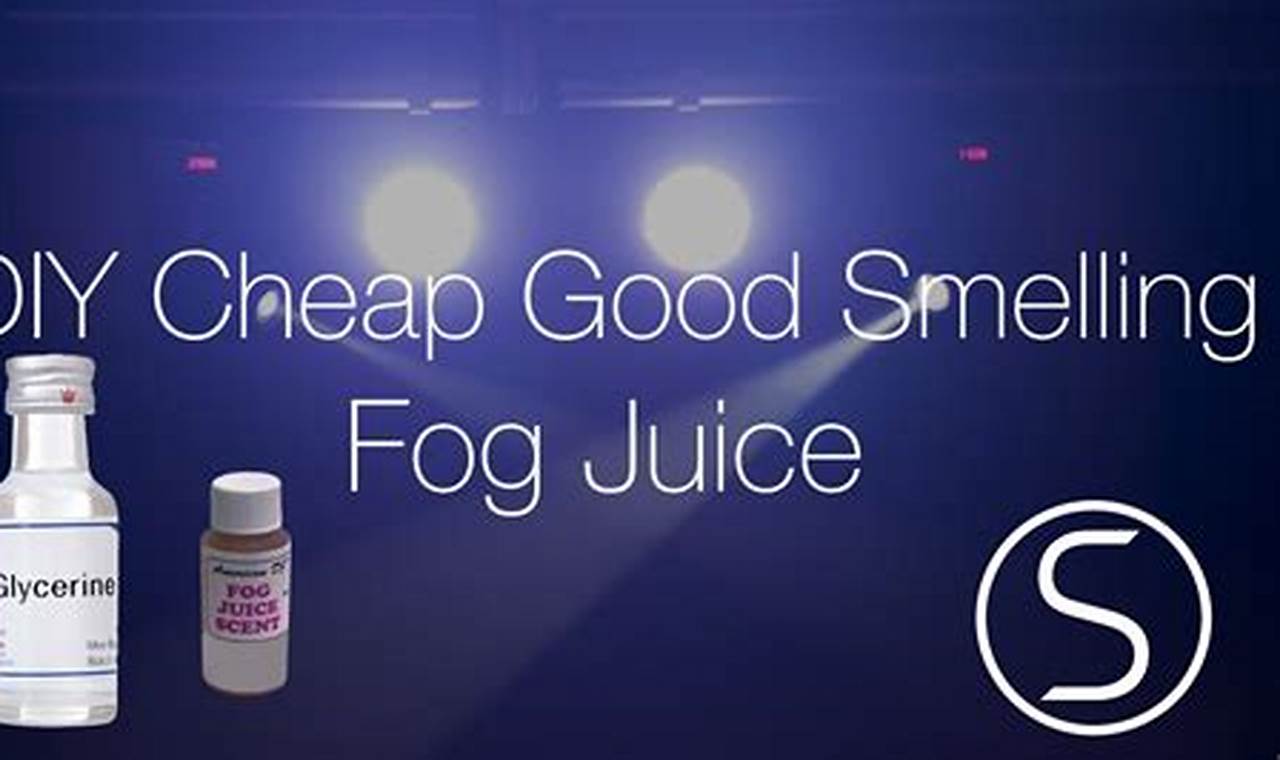 Make DIY Fog Juice: Simple & Safe Fog Machine Fluid